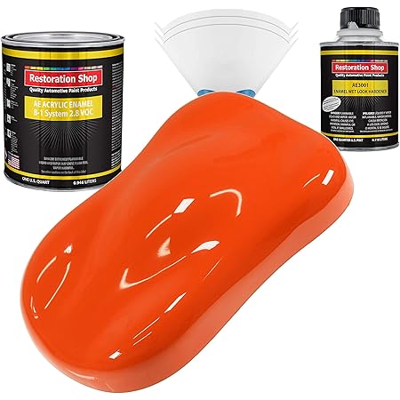 Amazon.com: Restoration Shop - Hugger Orange Acrylic Enamel Auto Paint ...