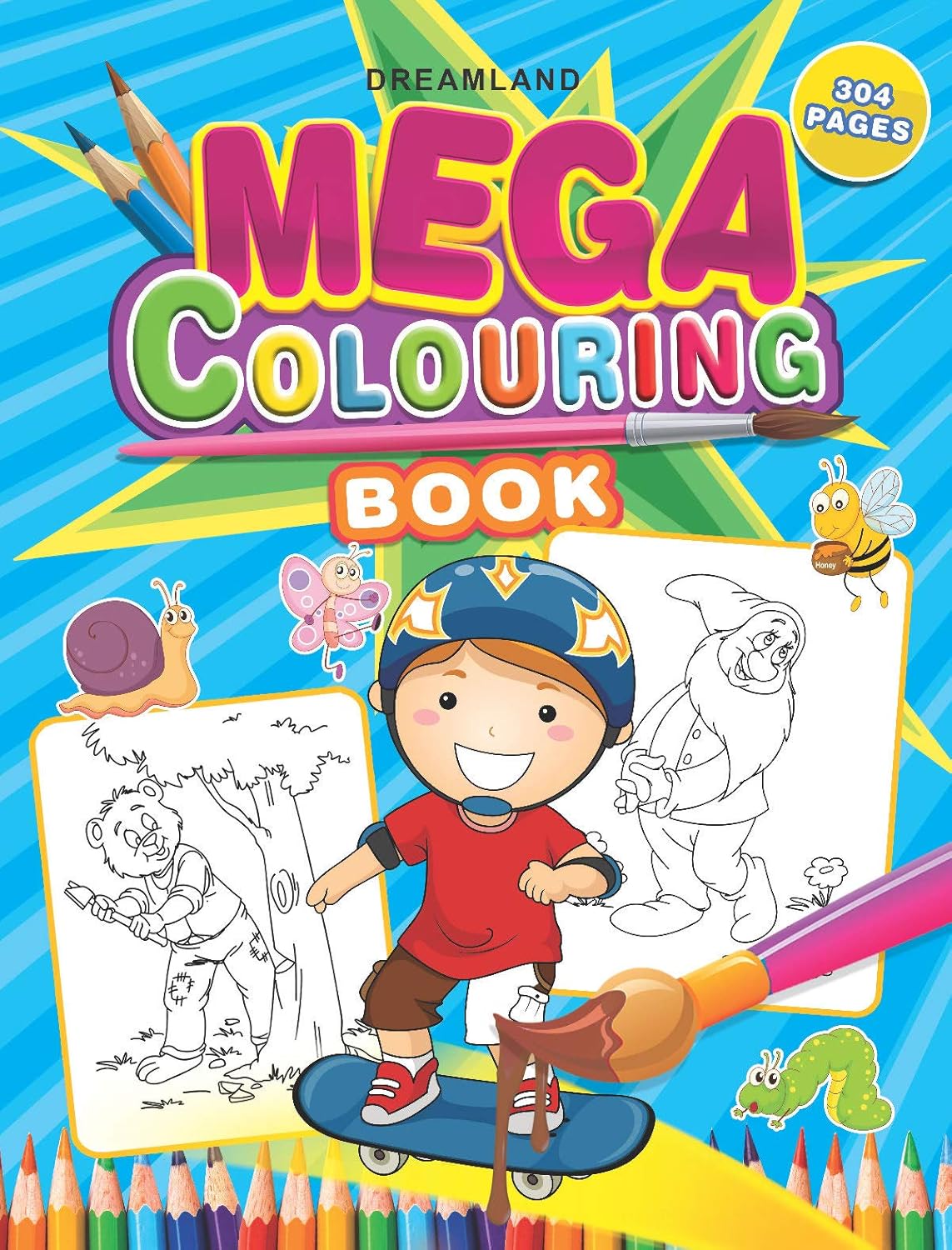 Mega Colouring Book : NA: Amazon.co.uk: Books