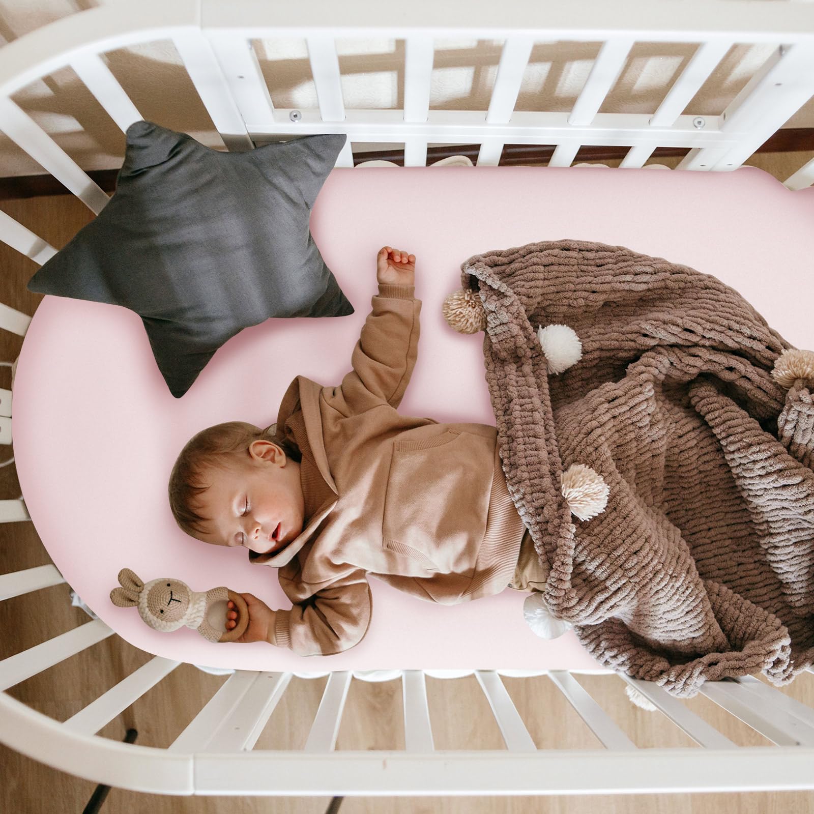 Cool Boho Bassinet Sheets Pink Bassinet Sheets Uslin Bassinet Sheet For ...