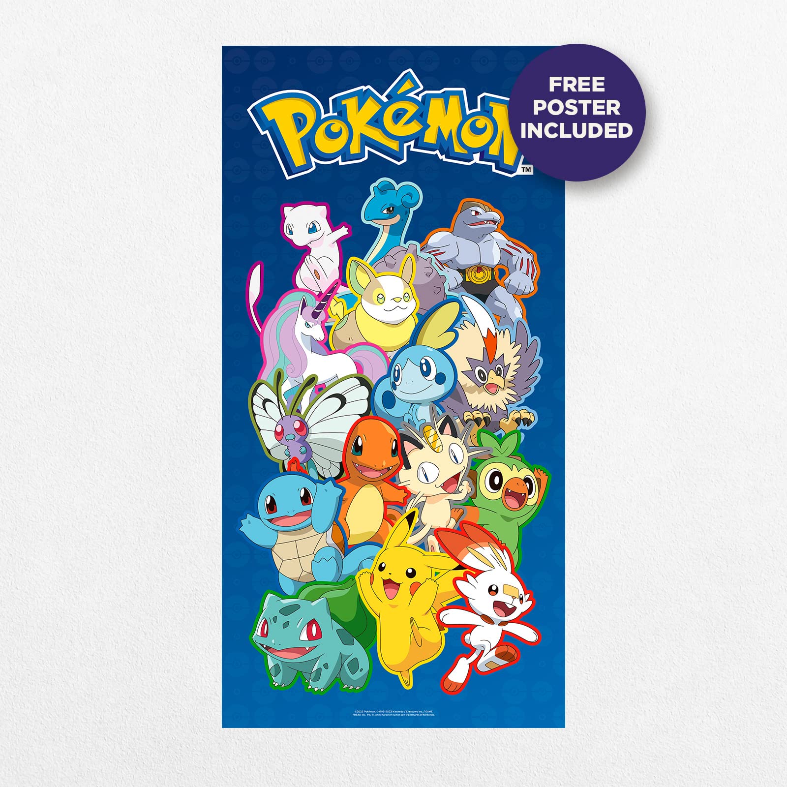 Pokemon Free Printable Calendars Pokemon 2024 Square Calendar | Target