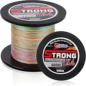 Braided Fishing Lines, 4-Strands 500m Braid Fishing Line 15lb, PE ...