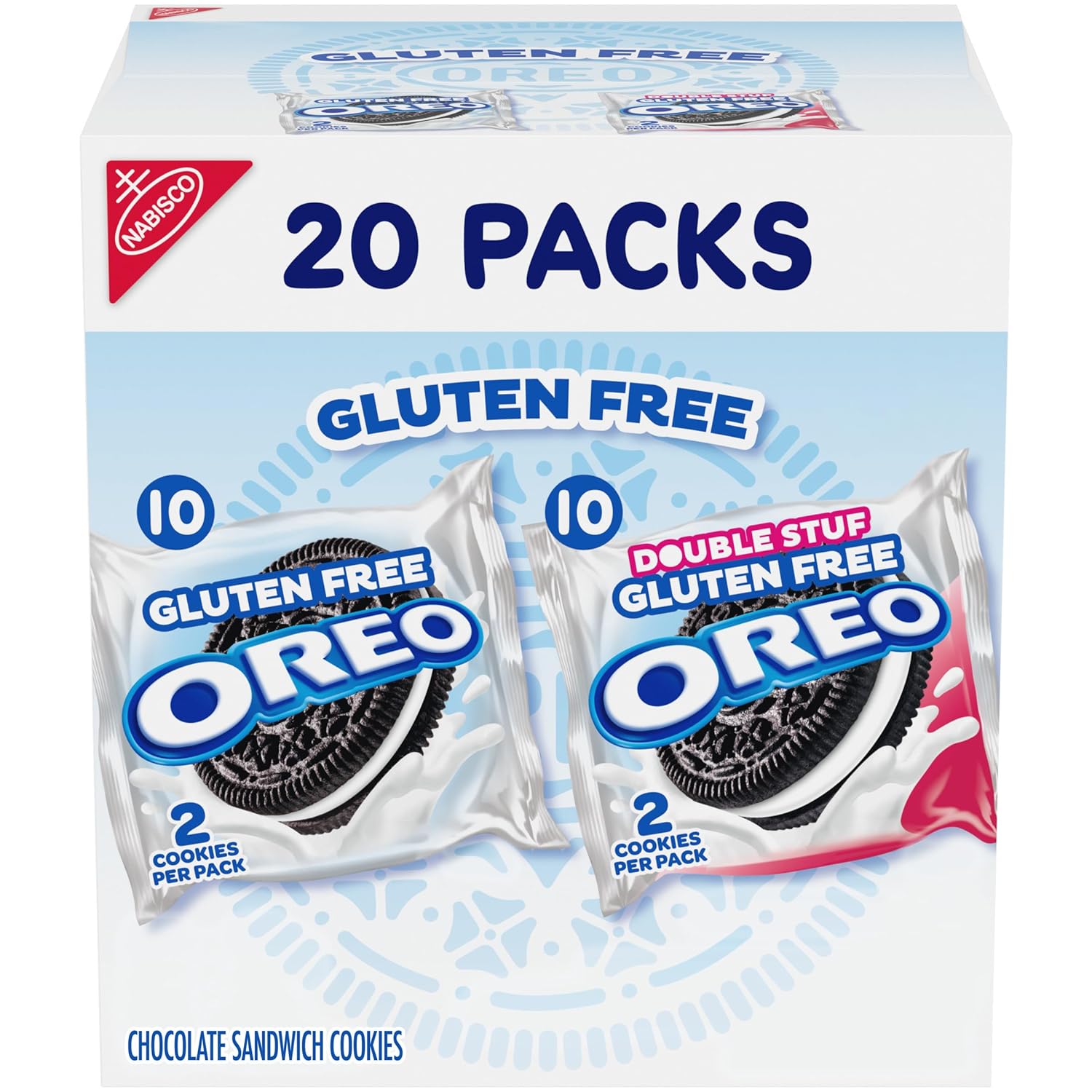 Amazon.com: OREO Gluten Free Original & Double Stuf Chocolate Sandwich ...