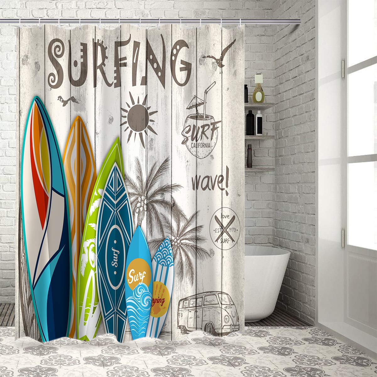 Surfer Bathroom Accessories Start 3 In 1 City Restroom Accessories