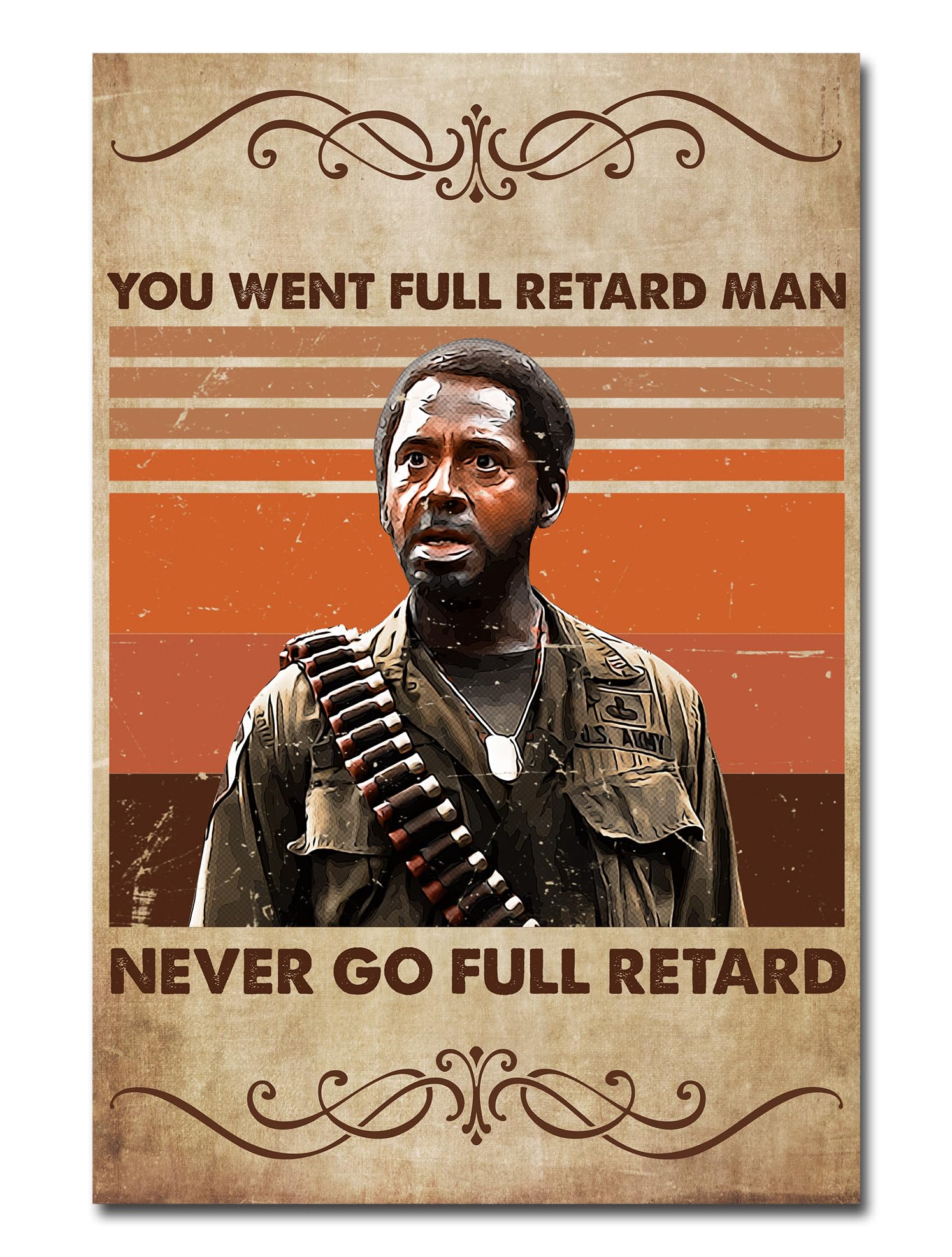 Amazon.com: XBY MEMES Tropic Thunder Kirk Lazarus You Went Full Retard ...