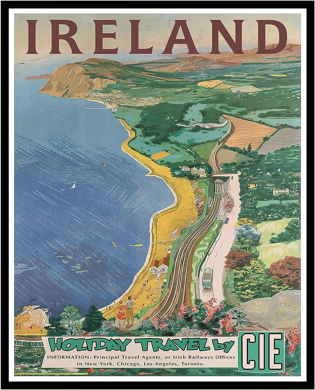 Amazon.com: Poster Master Vintage Travel Poster - Retro Tourism Print ...