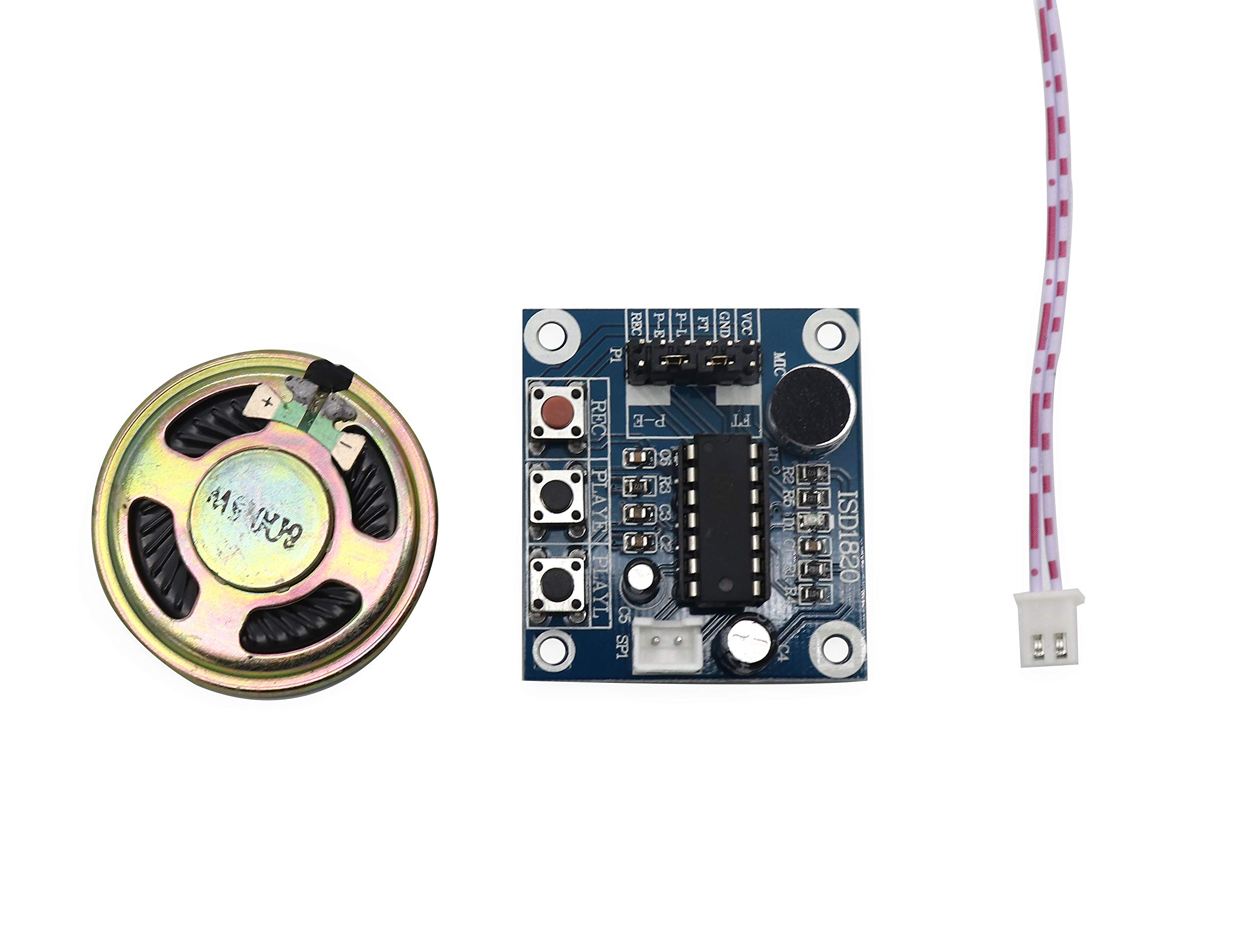 ISD1820 Voice Recording Module with On Board Mic and Speaker : Amazon ...