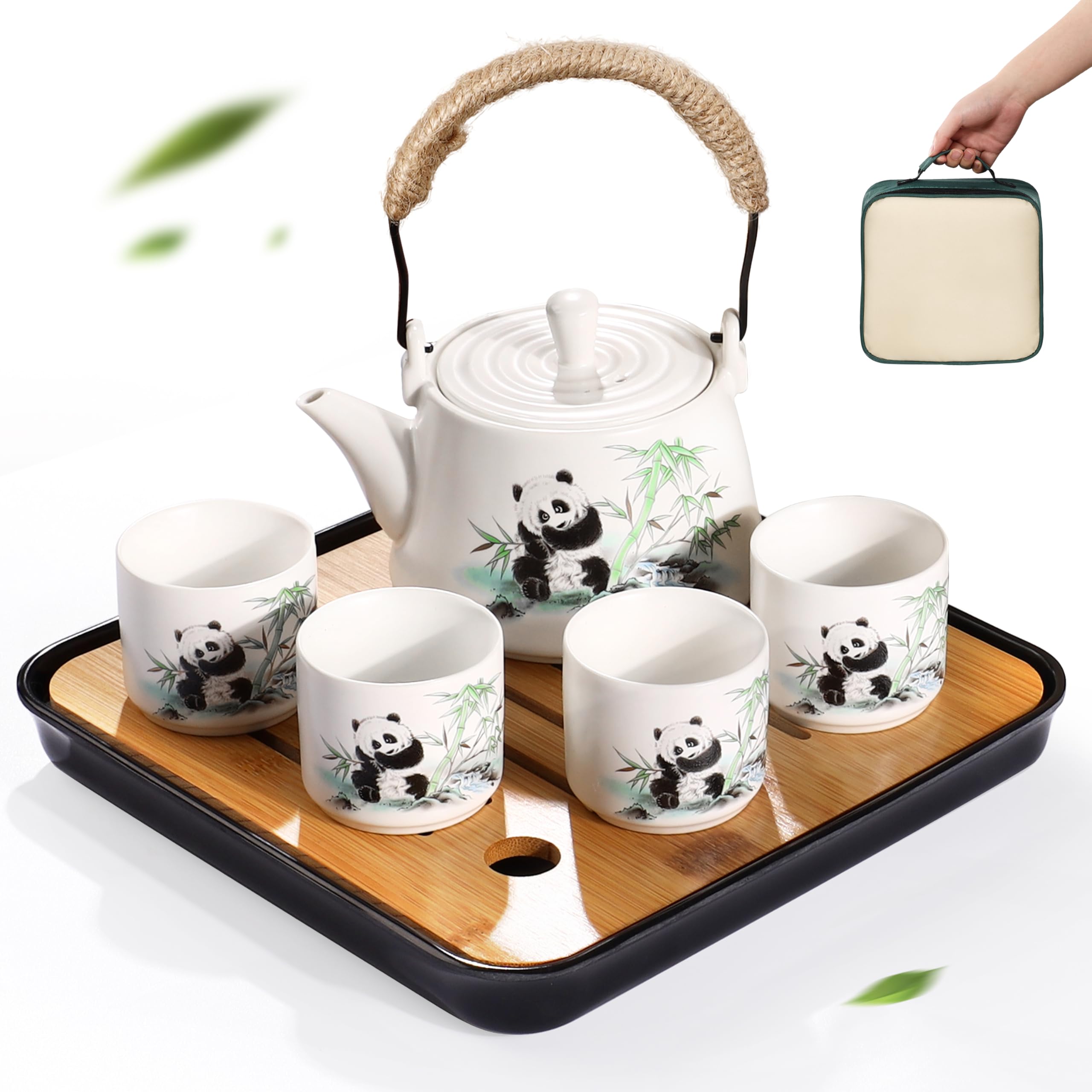 Amazon.com | Lifavor Chinese Gongfu Tea Set, Giftable Teapot Set with ...