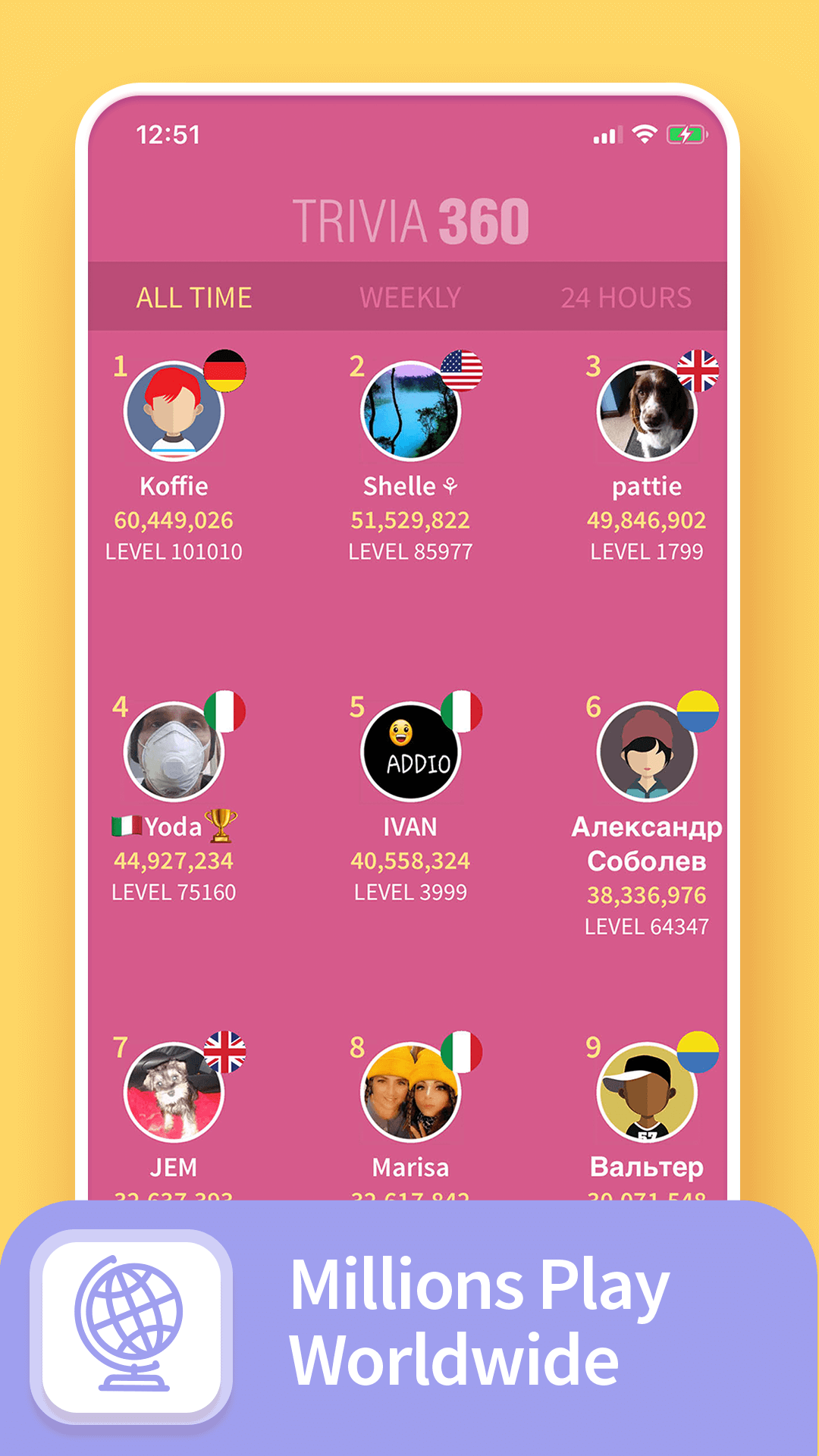 TRIVIA 360: Single-player & Multiplayer Quiz Game - App on Amazon Appstore