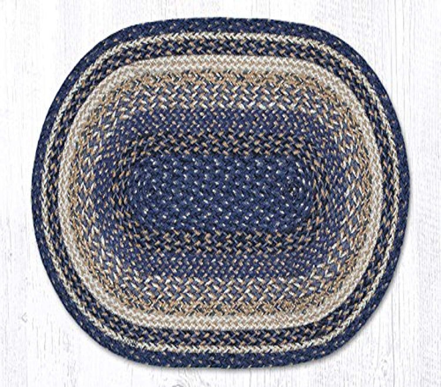 Amazon.com: Earth Rugs C-9-93 Black and Tan 20x30 Oval Braided Rug, 20 ...