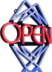 Amazon.com : Open Sign And Digital Business Hour Sign by Element Lux ...