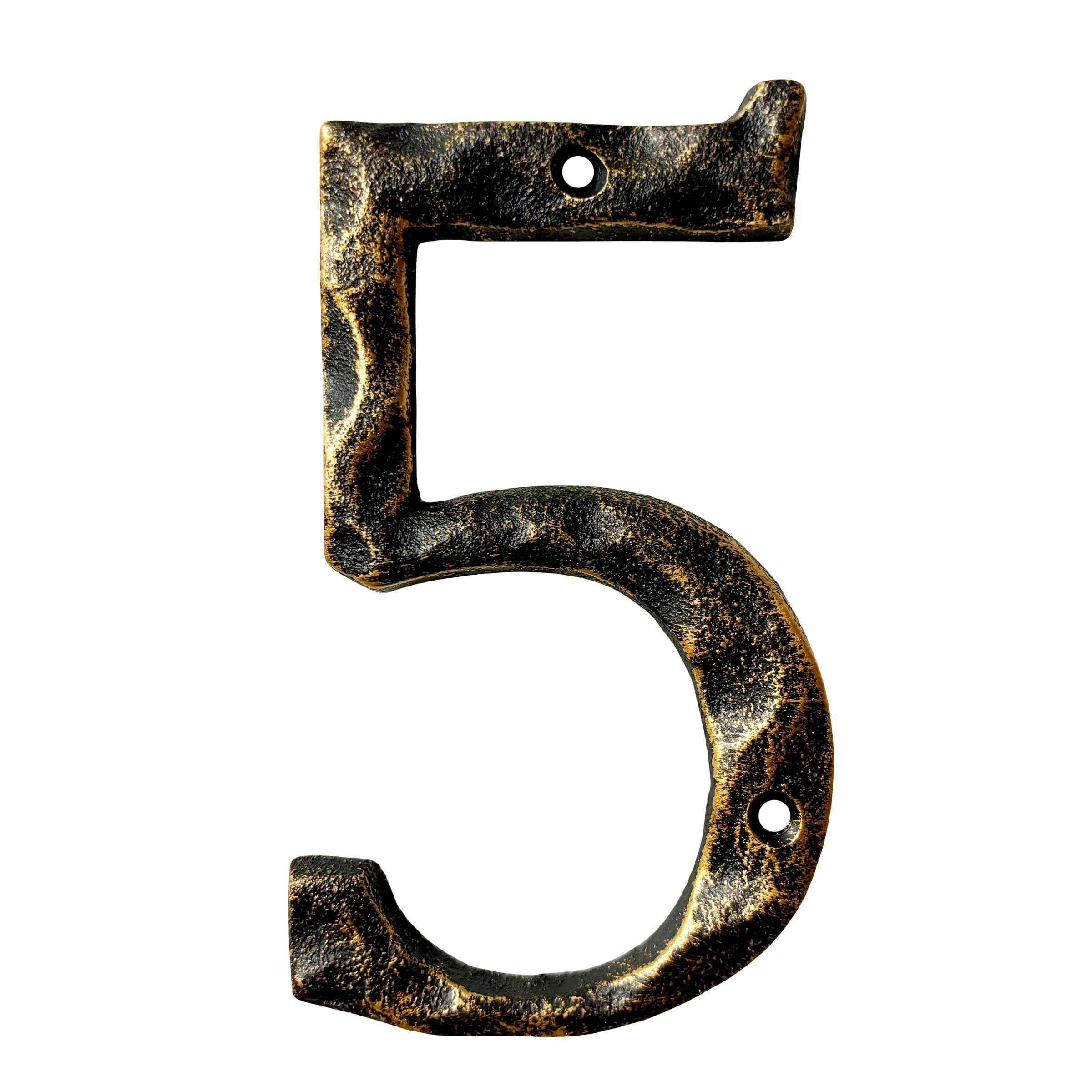 Amazon.com: 5-Inch House Numbers & Letters -Cast Iron Anti-Rust Mailbox ...