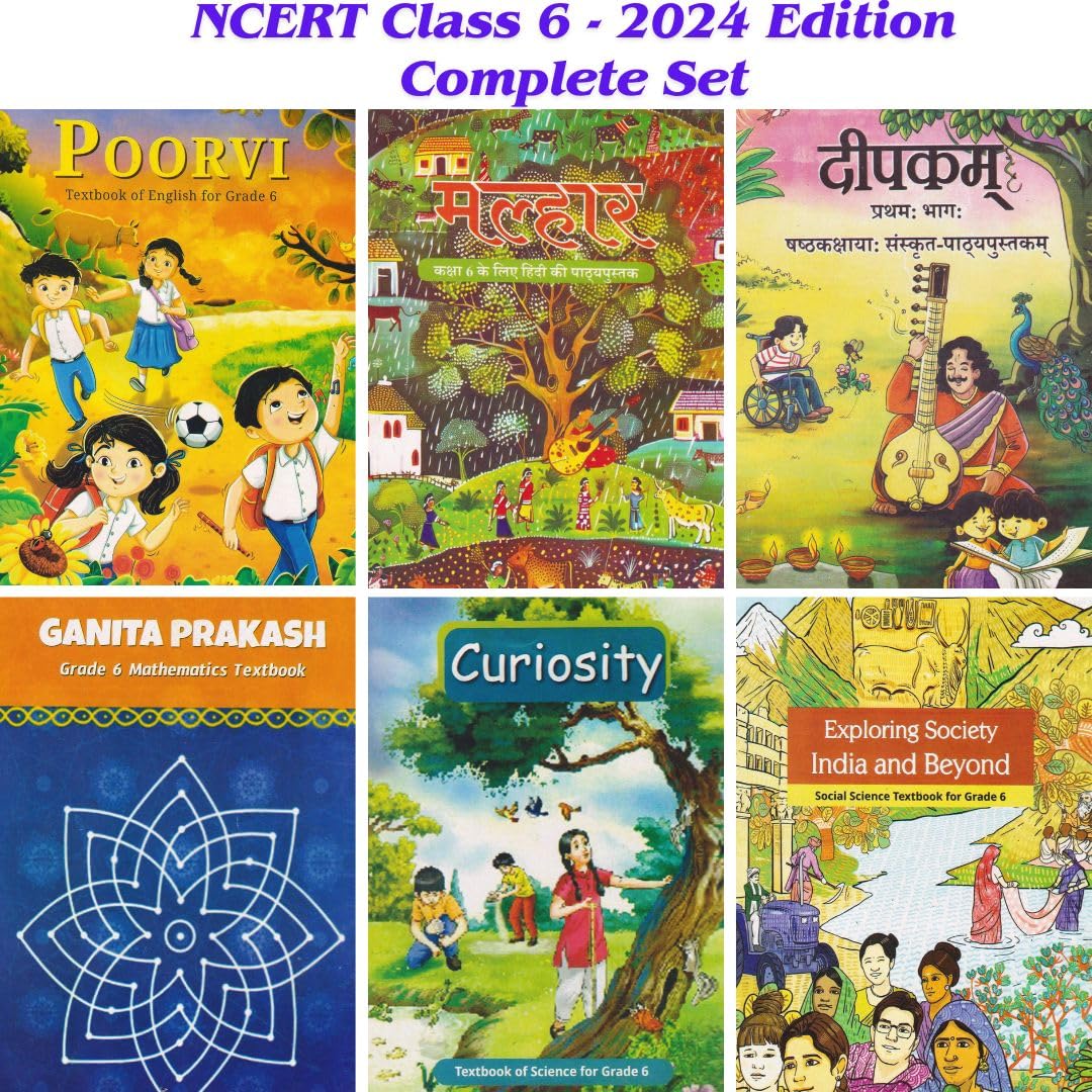 NCERT Class 6 Complete Textbook Set | 6 Books for 2024-25 | English ...