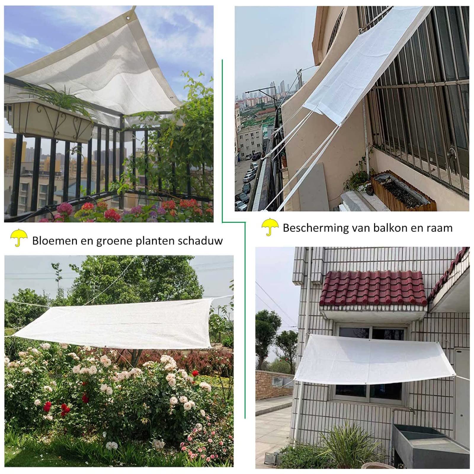 White Greenhouse Shade Mesh White Shade Net/Garden Net 90% Shade Cover