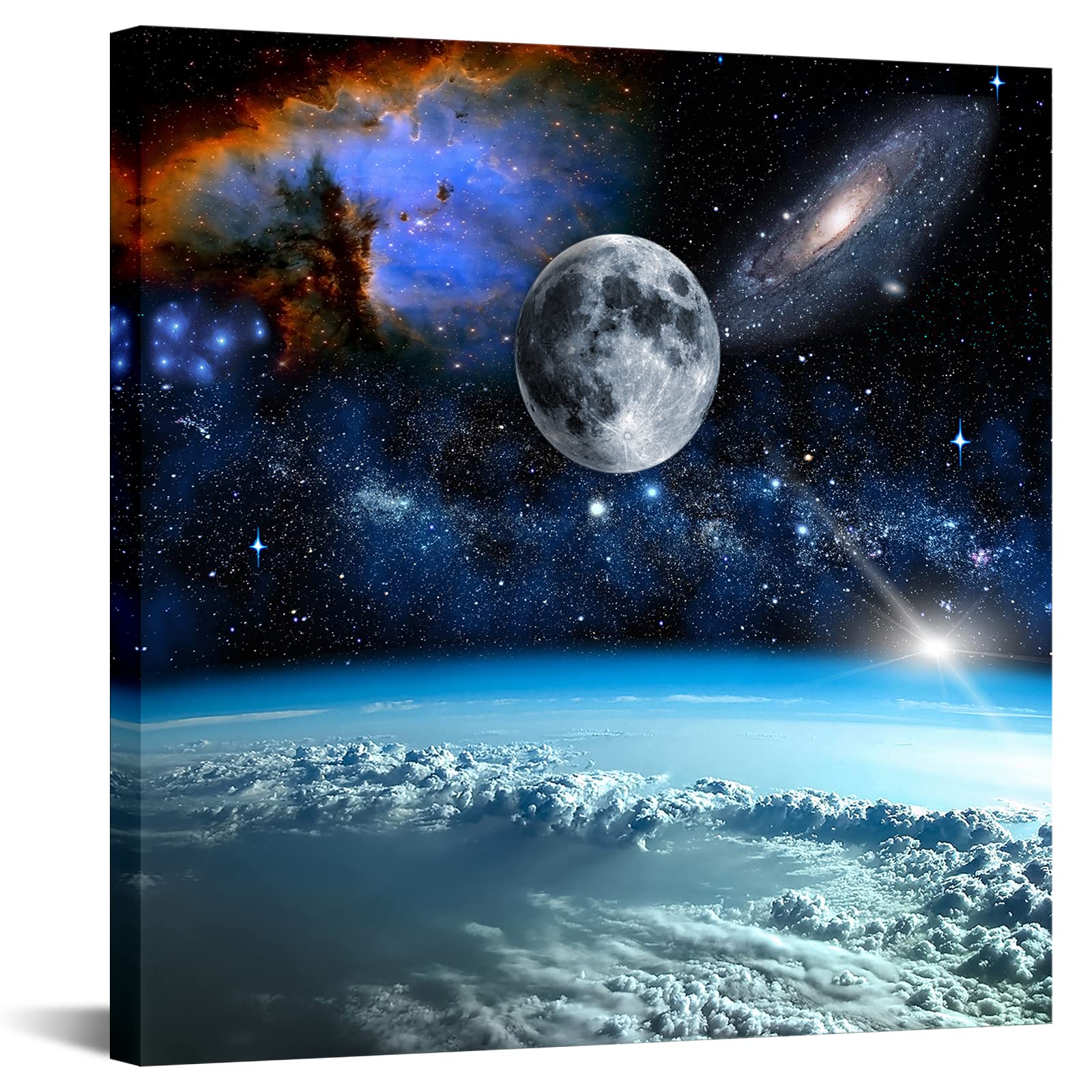 Astronomy Art Blue
