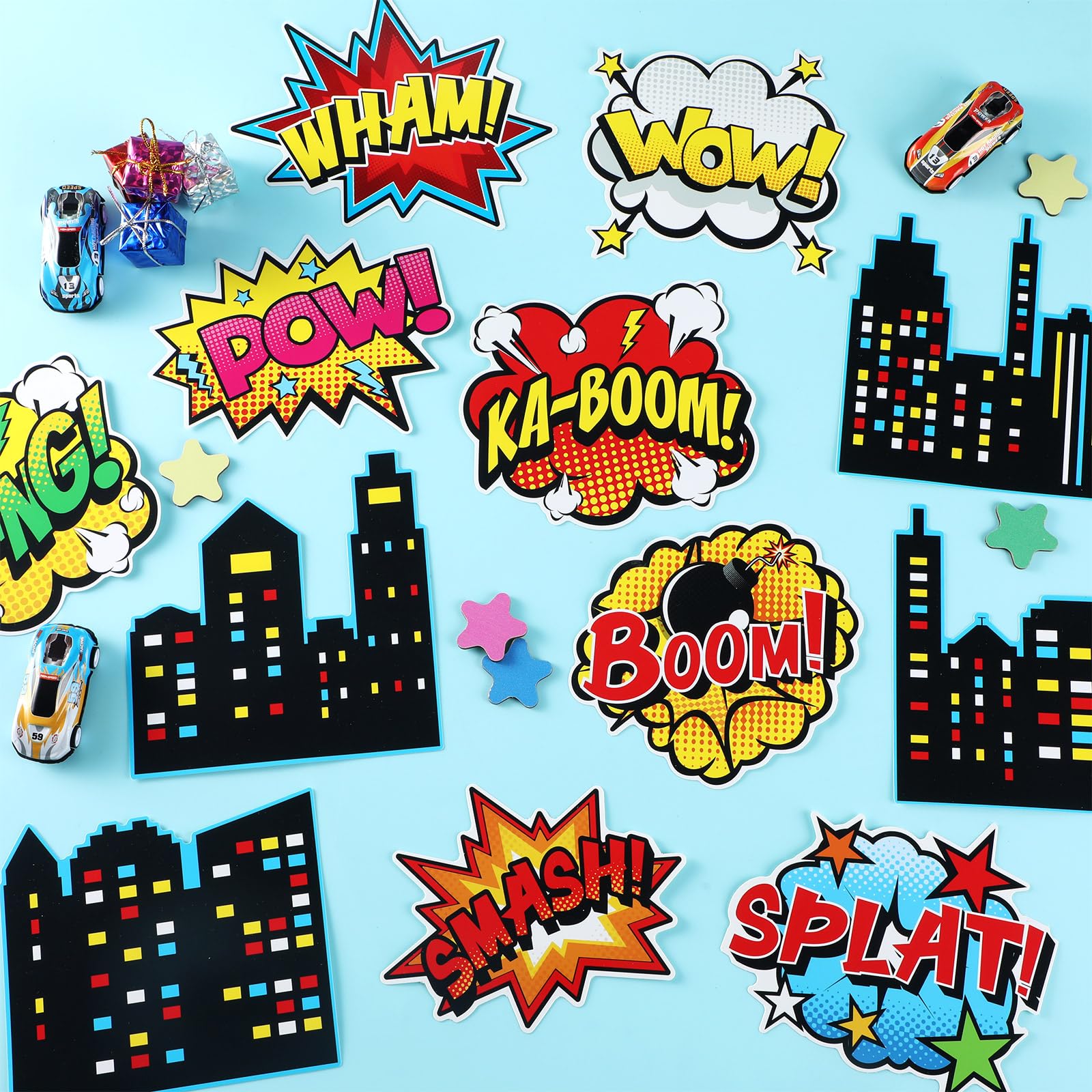 Snapklik.com : 124Pcs Super Theme Hero Classroom Decor Super Bulletin ...