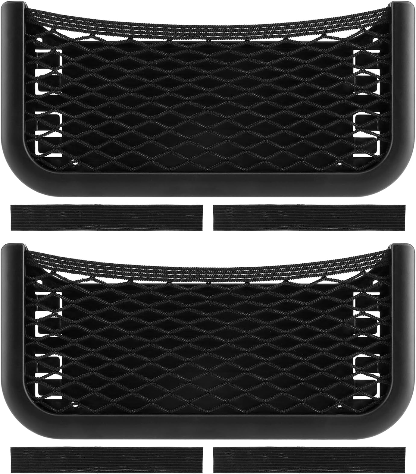 YUENPUN 2 PCS 3 IN 1 Car Storage Organizer Pocket Net, Small Campervan ...