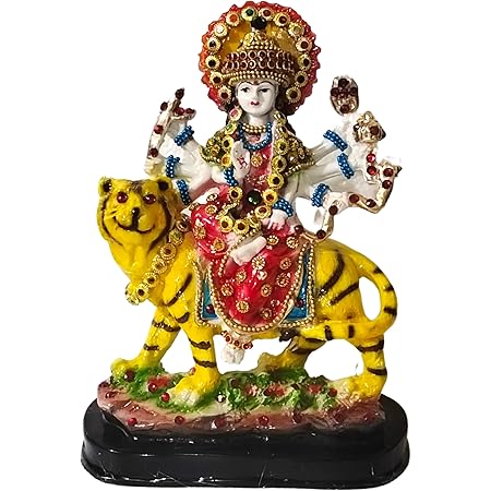 Buy Mariner's Creation Sherawali MATA Rani Murti for Pooja Mandir and ...