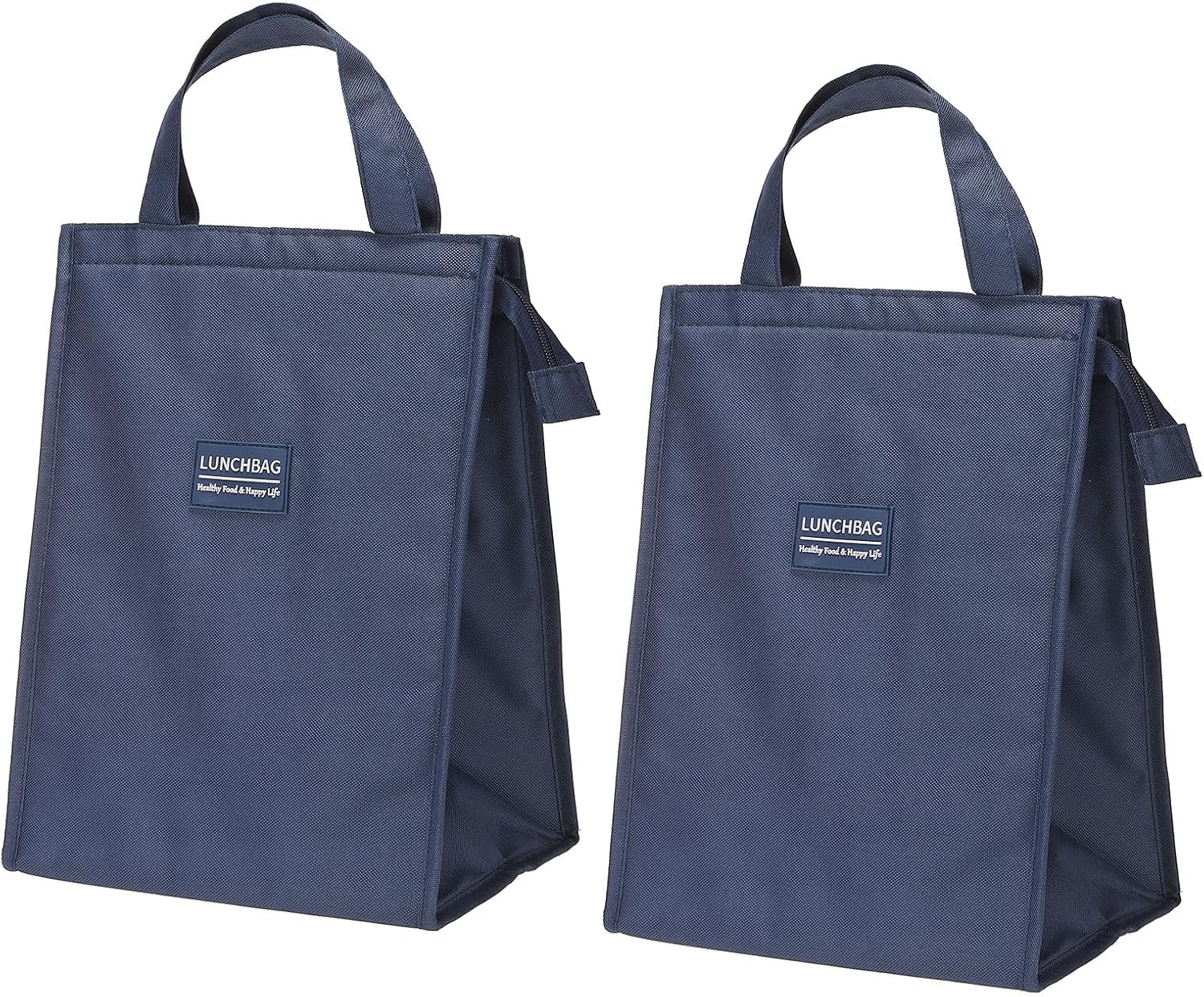 Amazon.com: PATIKIL Insulated Lunch Bags, 2Pack 10"x6"x13" Reusable ...