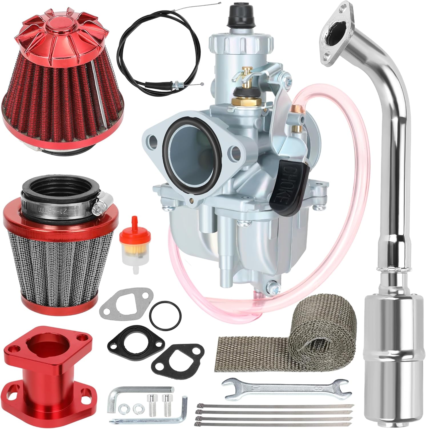 Amazon.com: YOXUFA VM22 212cc Carburetor Kit for Predator 212 224 196cc ...