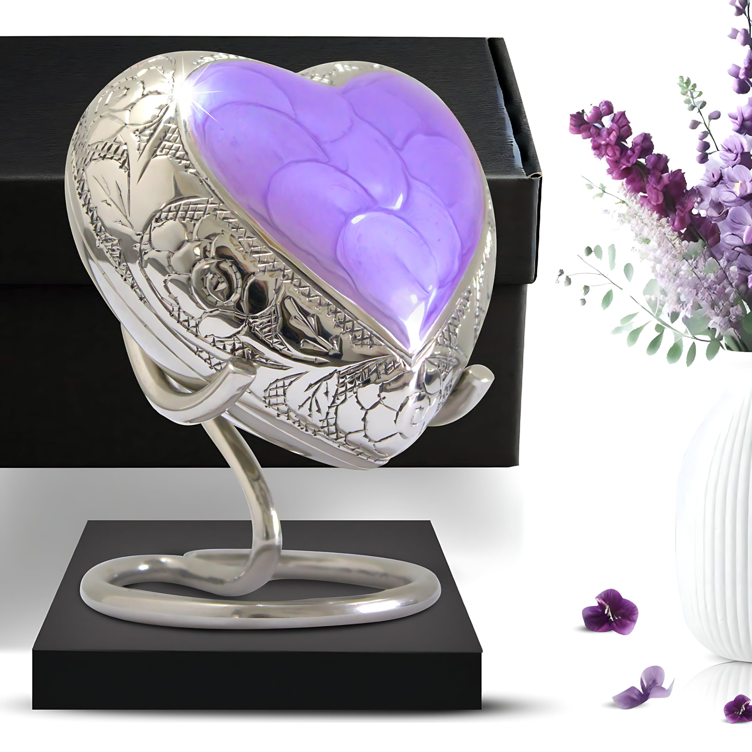 Amazon.com: Heart Urns for Human Ashes - Small Urn for Ashes for Women ...