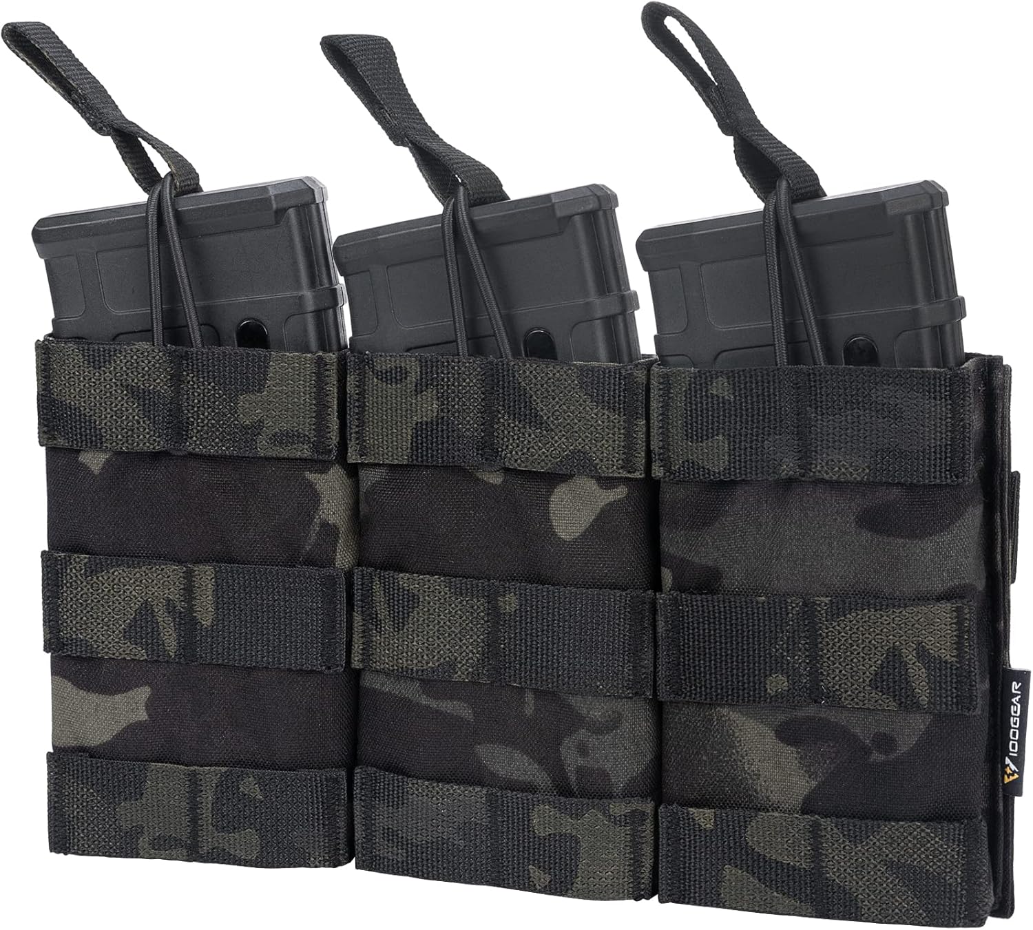 IDOGEAR Triple Mag Pouch Open Top 5.56mm Magazine Pouch Fit for M4 M16 ...