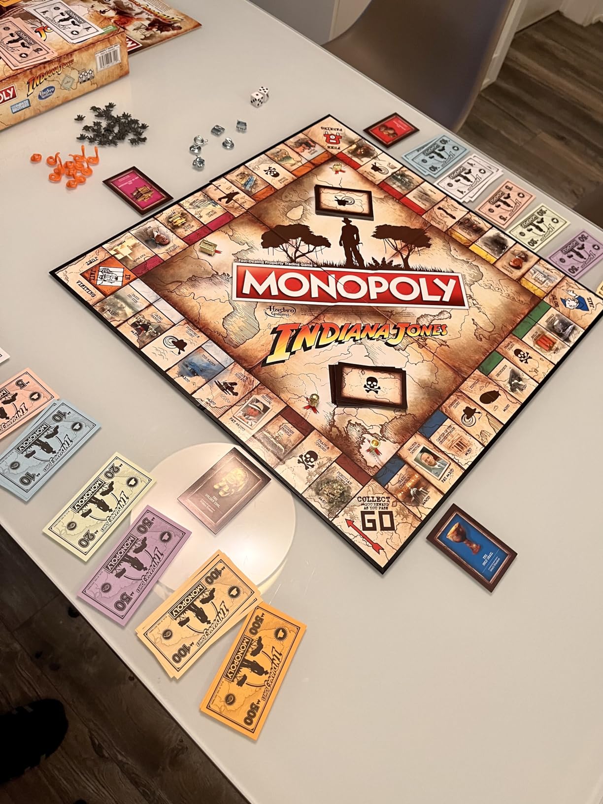 Monopoly Indiana Jones Game, Inspired by The Indiana Jones Movies ...