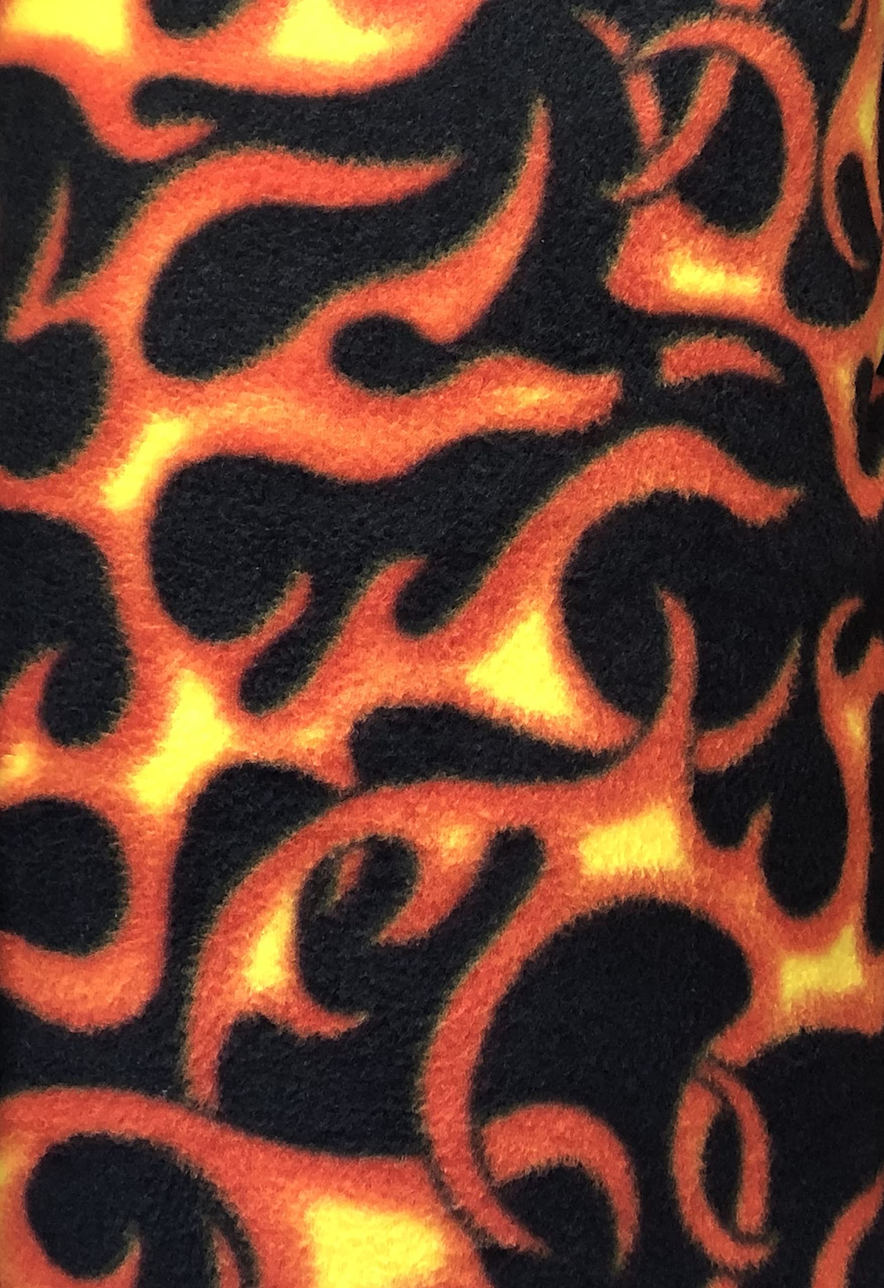 Amazon.com: Assorted Anti Pill Fleece Fabric by The Yard or Roll (Flames)
