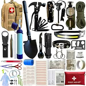 Eerstehulpkit – Uitgebreide EHBO-set - 16 Multifunctionele Gereedschappen en Meer dan 60 ...