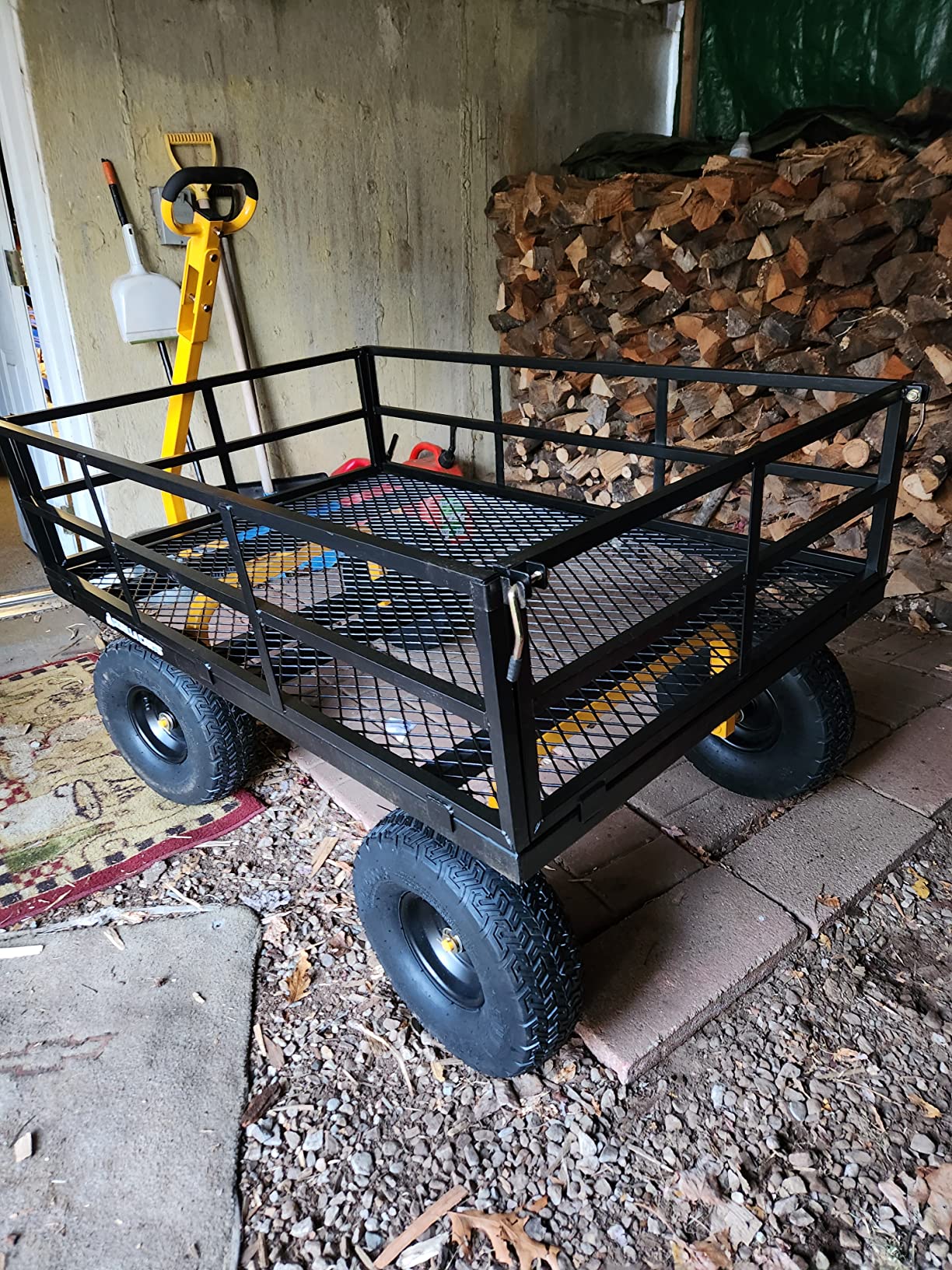 $11/mo - Finance Gorilla Carts GOR1400-COM Heavy-Duty Steel Utility ...