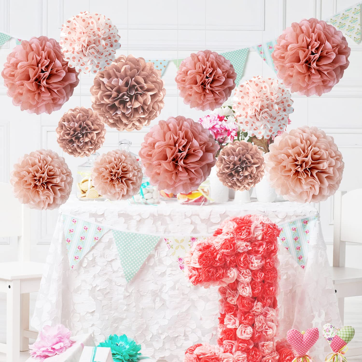 Tissue Paper Balls For Weddings Ivory Tissue Paper Pom Poms Party