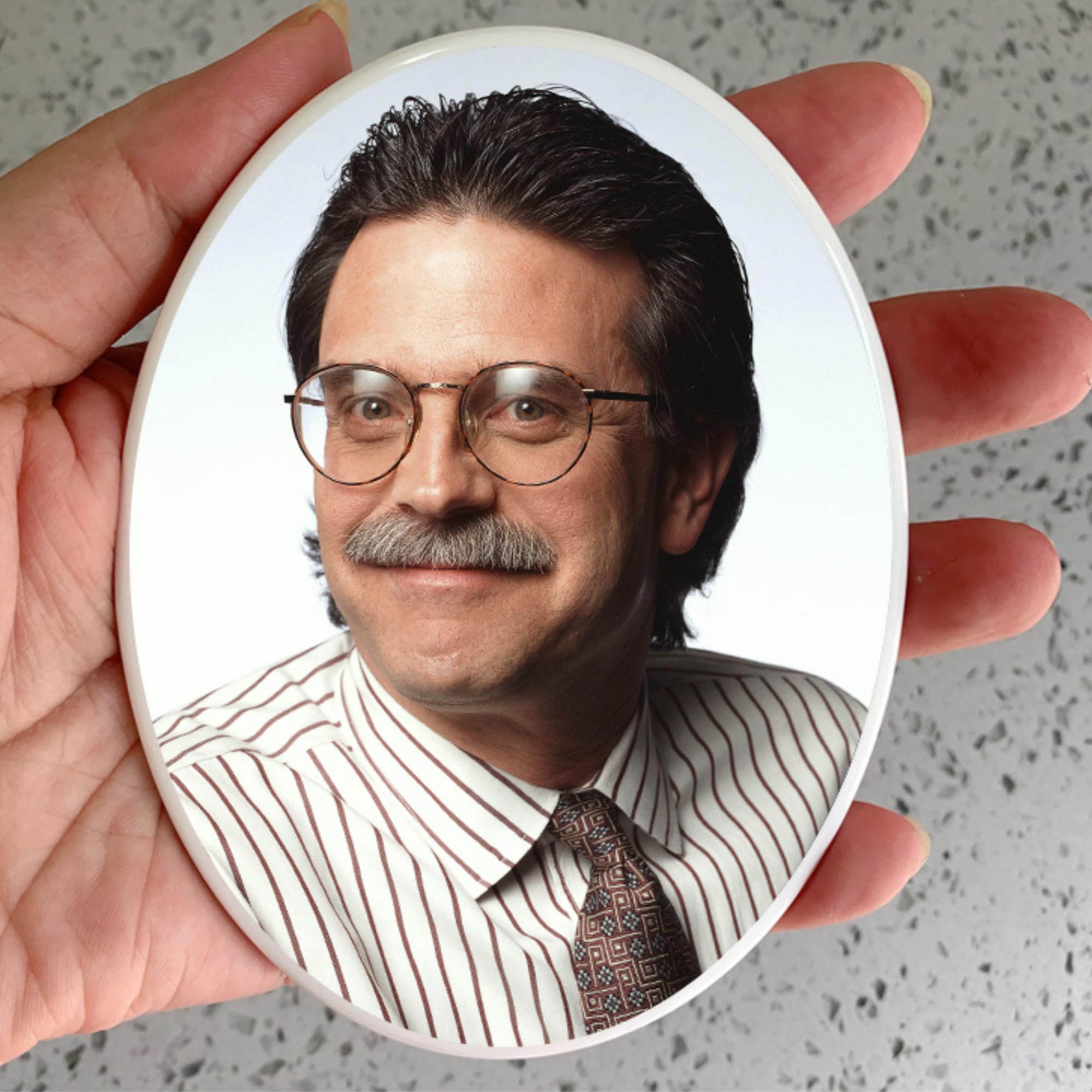 Amazon.com: Custom Memorial Ceramic Photo Tile 5"- Waterproof Porcelain ...