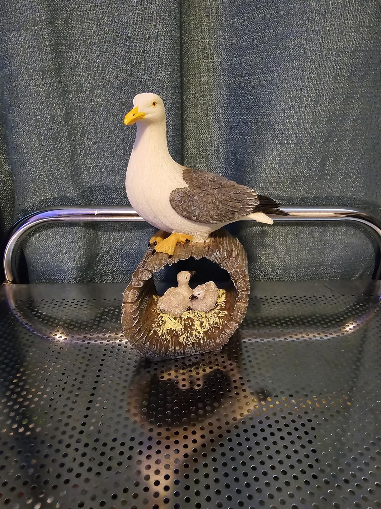 Amazon.com: HS Nautical Seagull w/Bird Nest Decoration : Home & Kitchen