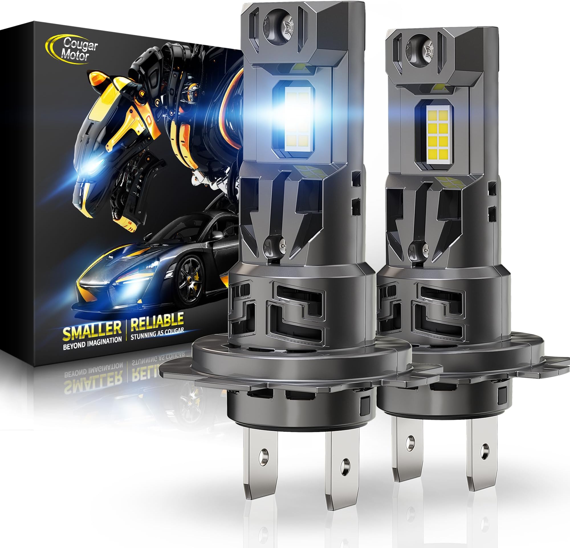 Amazon.com: Cougar Motor H7 Light Bulbs, H7 Fog Lights No Adapter ...
