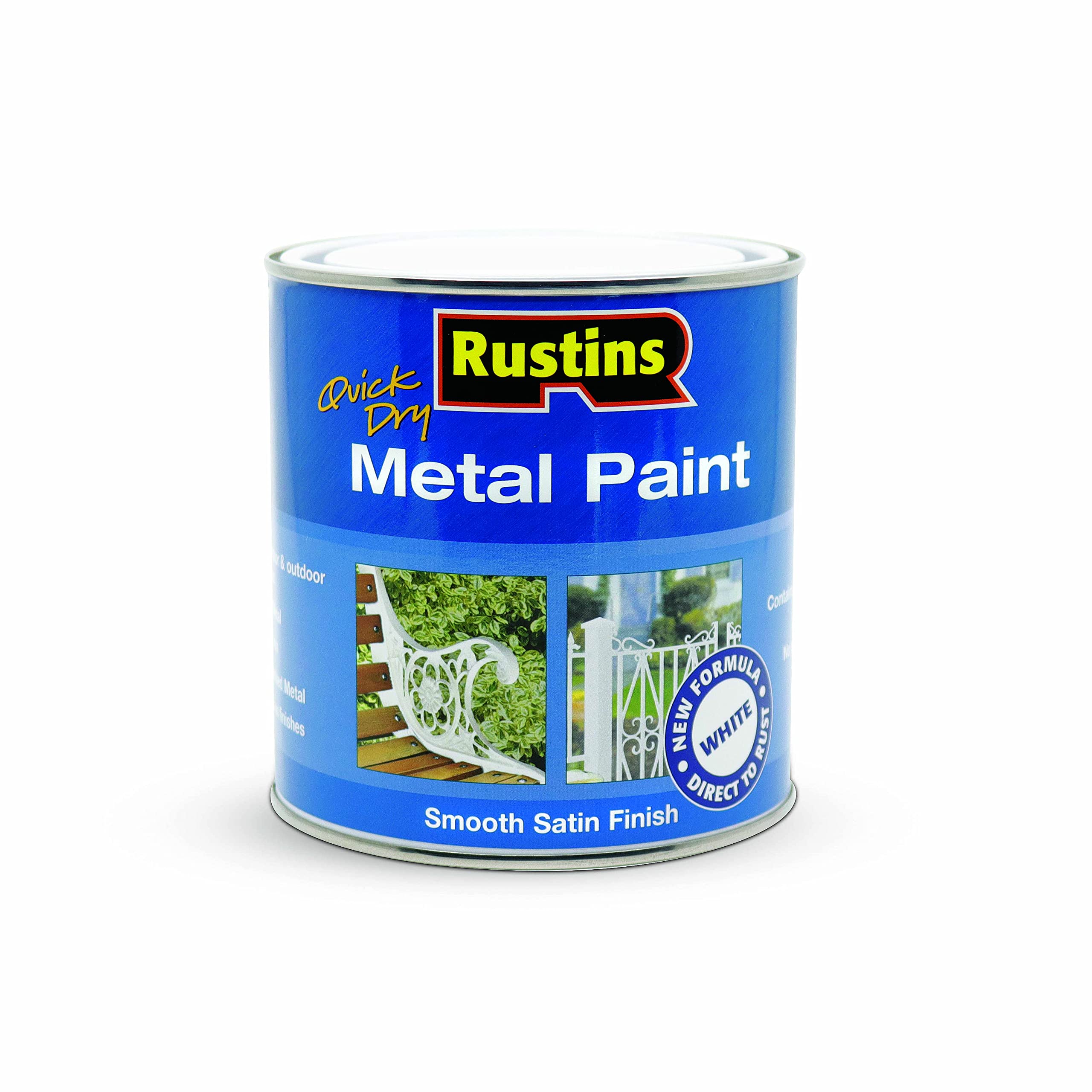 RUSTINS Metal Paint White 1L : Amazon.co.uk: DIY & Tools
