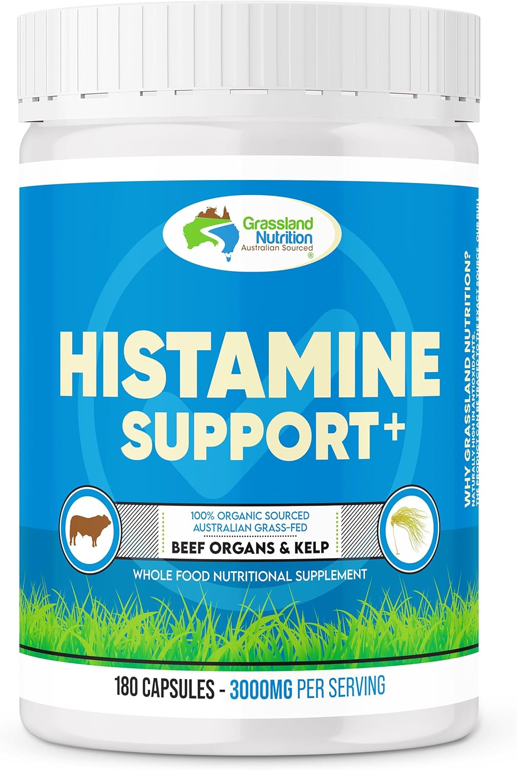Amazon.com: GRASSLAND NUTRITION 100% Organic Australian: Histamine ...