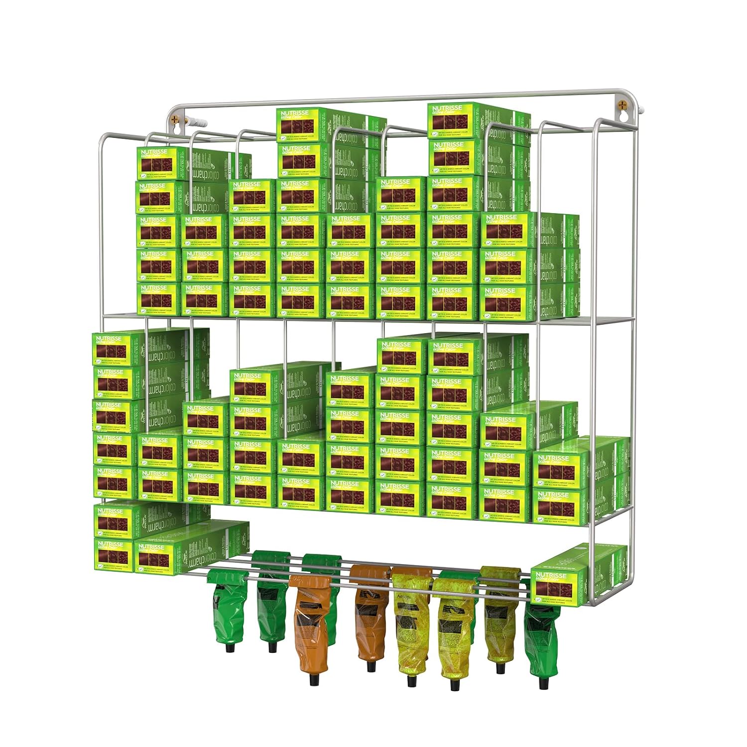 Amazon.com: Hair Color Organizer Rack - Metal Hair Color Tube Storage ...