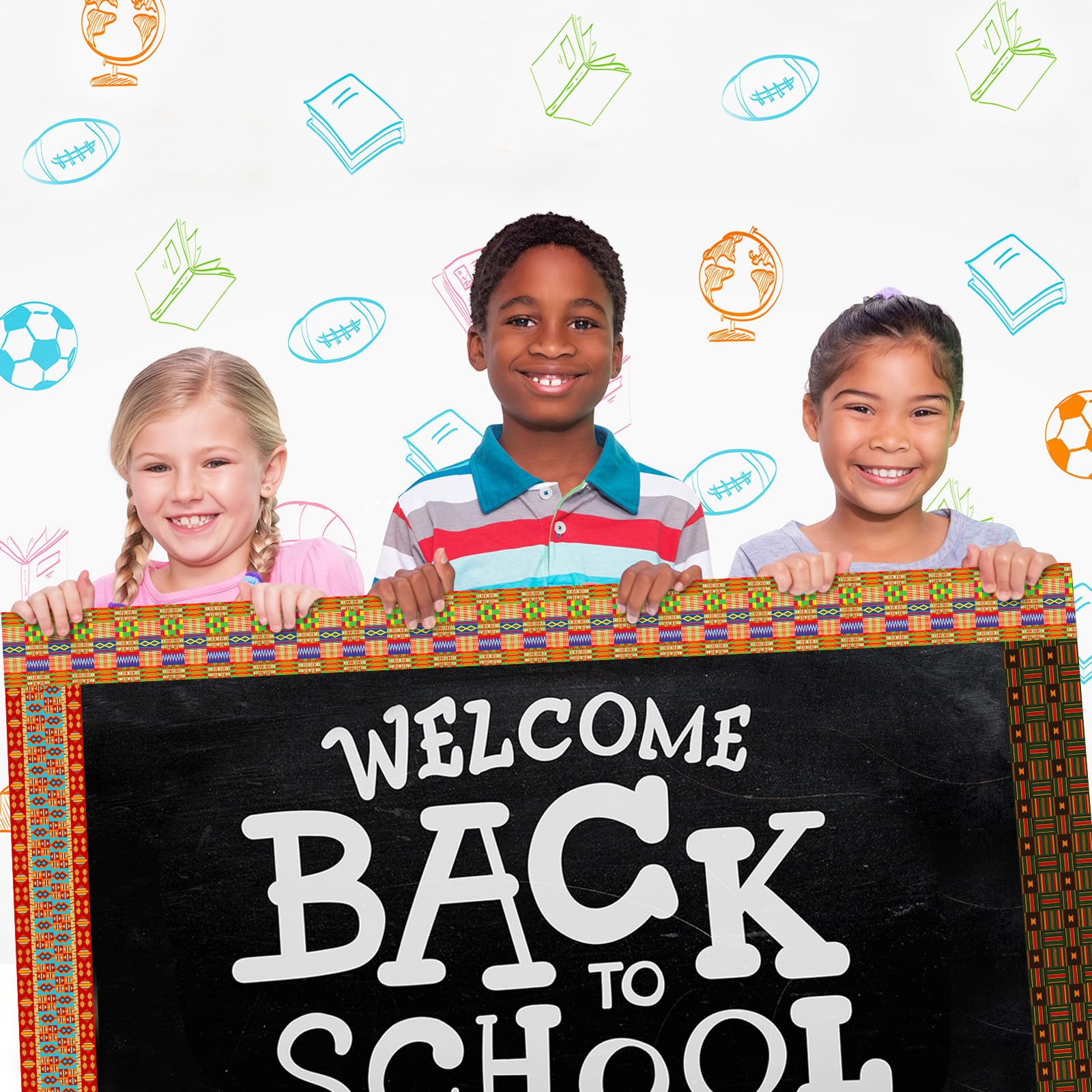 Snapklik.com : 4 Rolls 131 Ft Africa American Bulletin Board Borders ...