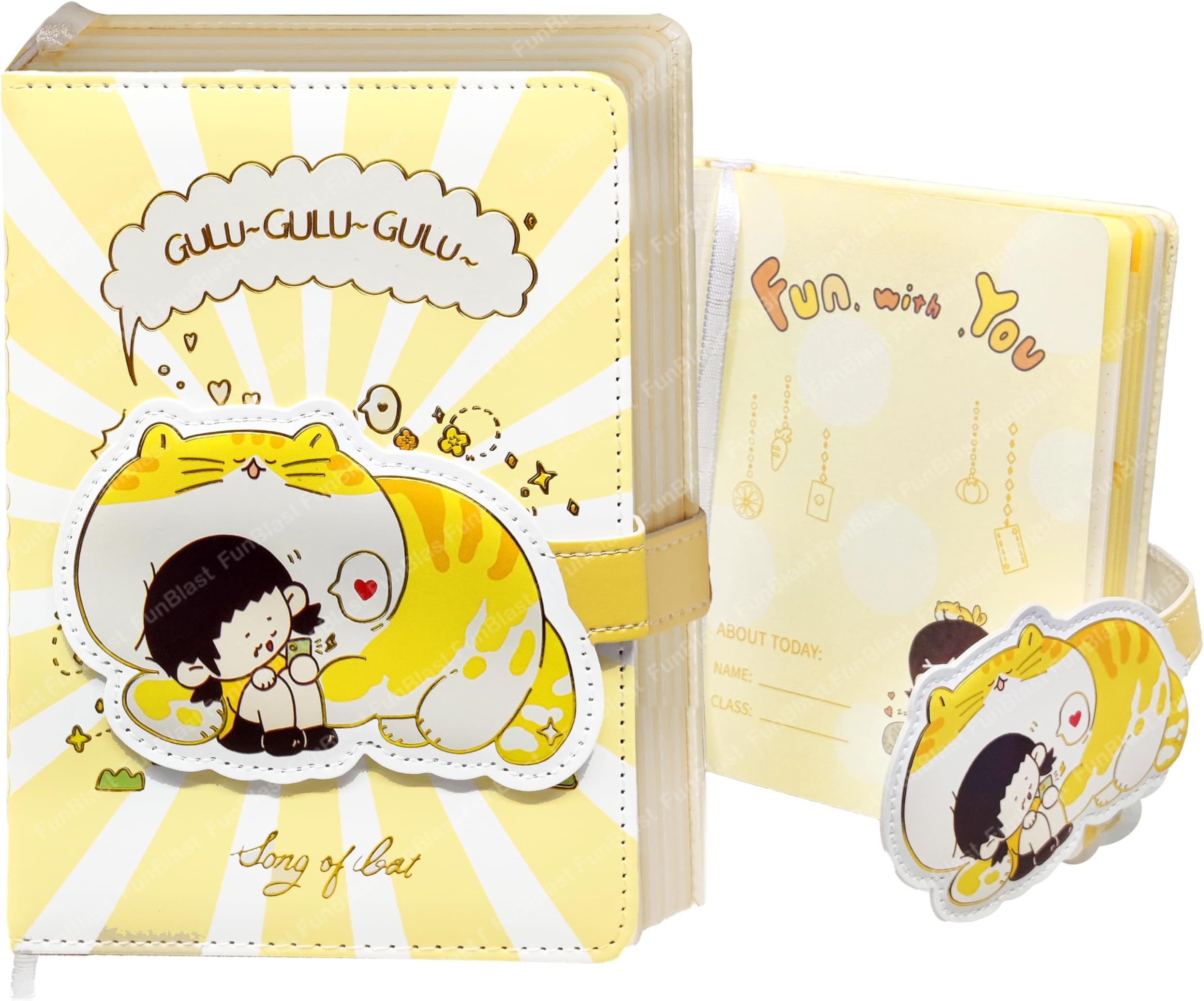 FunBlast Notepad Diary for Girls – Mini Diary for Kids, 3D Journal ...