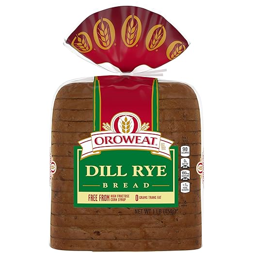 Amazon.com: Oroweat Dill Rye Bread, Rye Bread, 16 oz Bag : Grocery ...