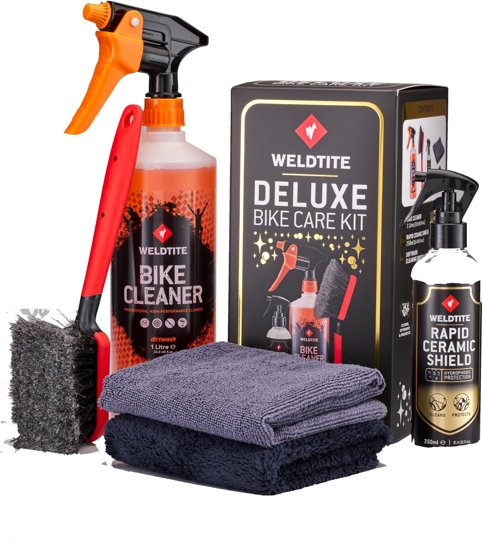Muc-Off 8 in 1 Bicycle Cleaning Kit - Bike Cleaning Kit, Cleaning ...