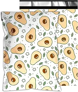 Amazon.com : Poly Mailers 10x13 Inch 25 Pcs - Avocado printed Shipping ...