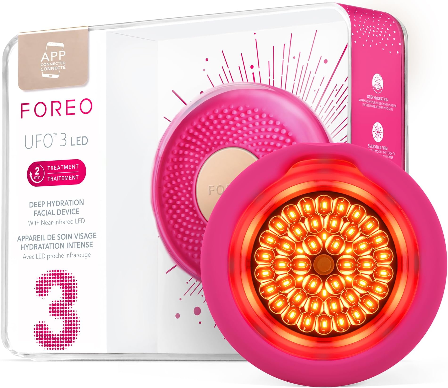 Amazon.com : FOREO UFO 3 LED 4-in-1 Face Mask Skincare Device - Face ...