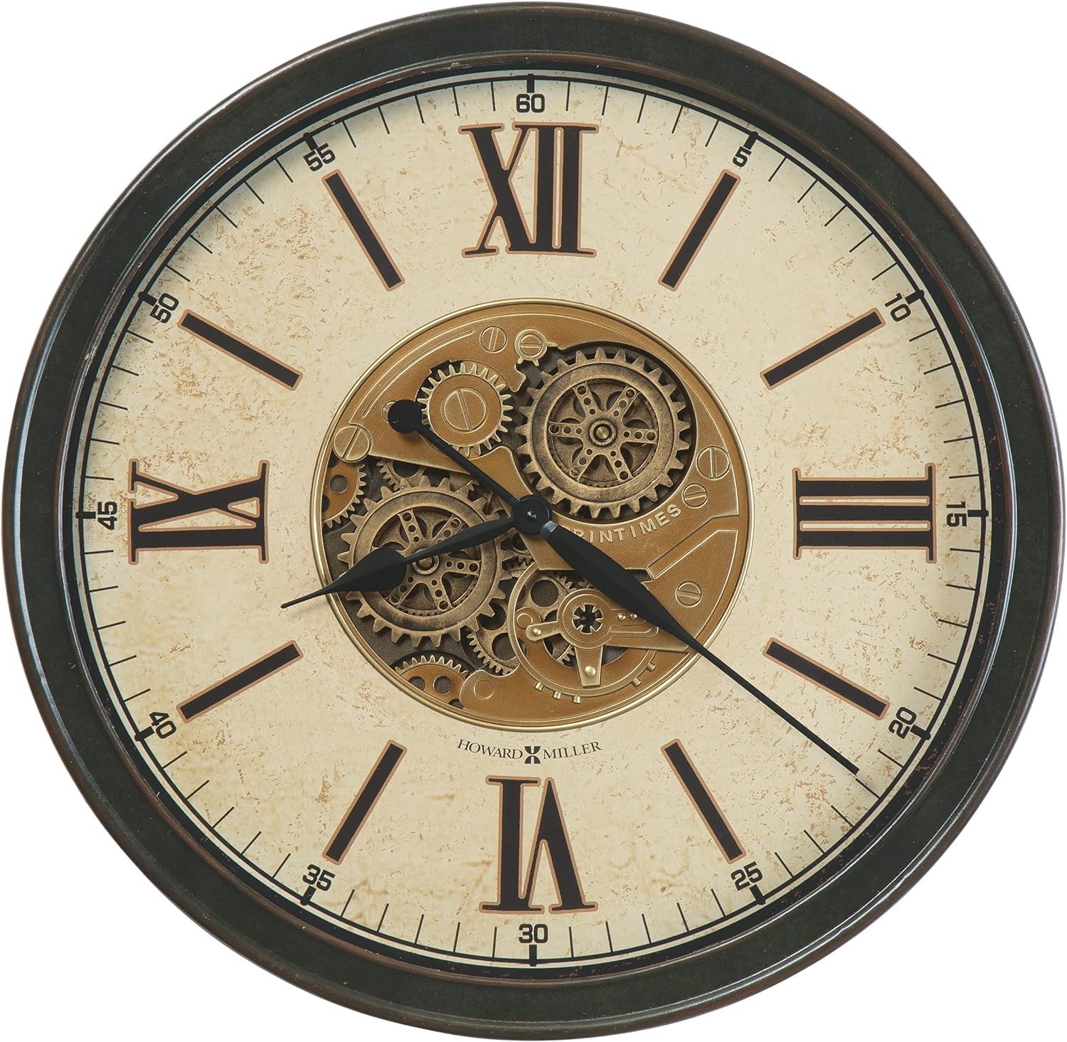 Amazon.com: Howard Miller Juliaetta Wall Clock II 549-715 – Worn Black ...
