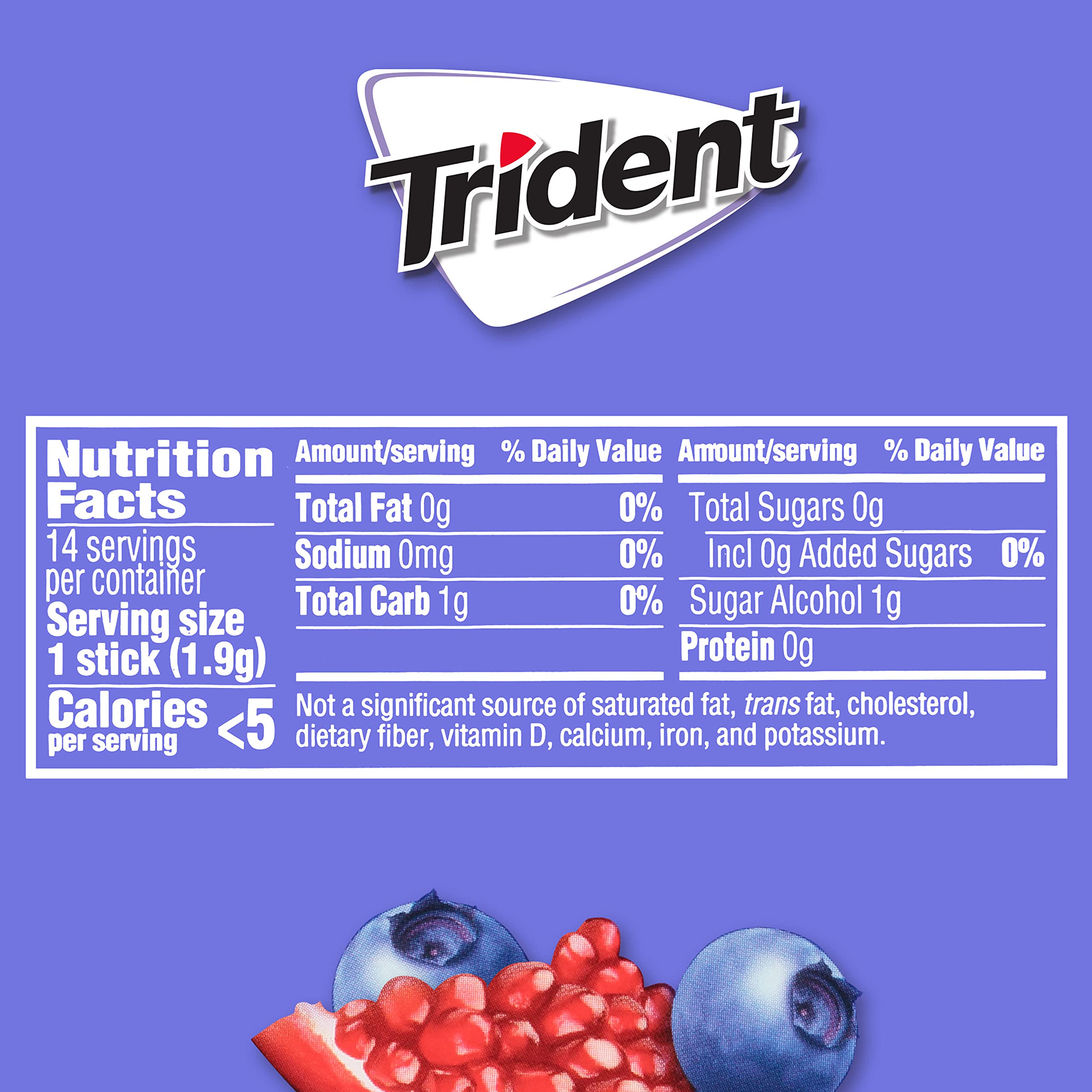 Trident Wild Blueberry Twist...B0716K7RSW | Encarguelo.com