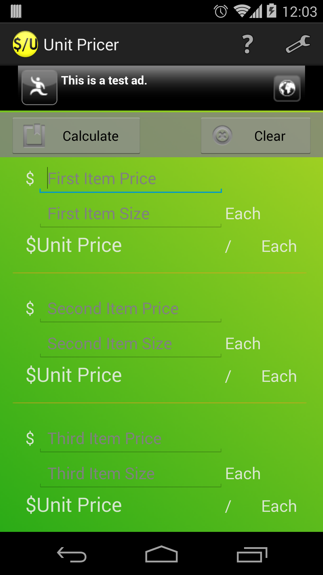 Unit Pricer - App on Amazon Appstore