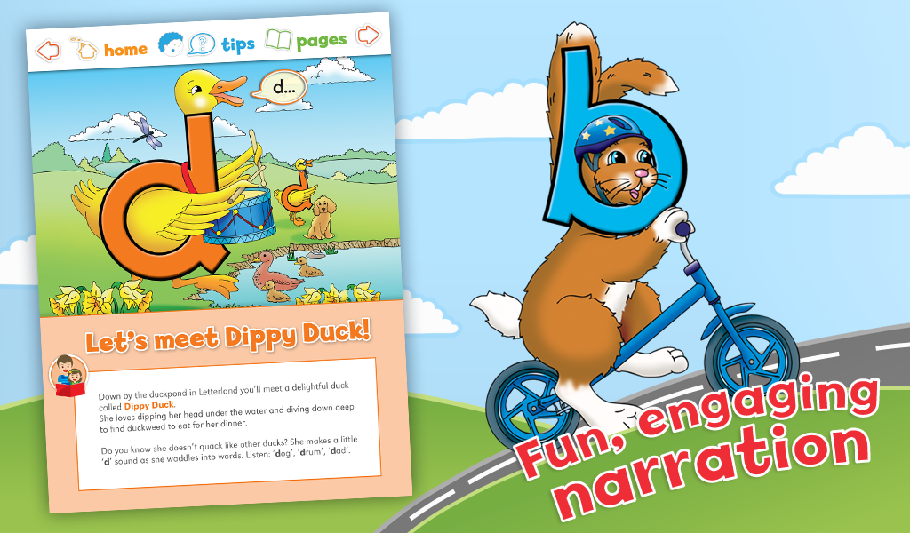 Dippy Duck Letterland