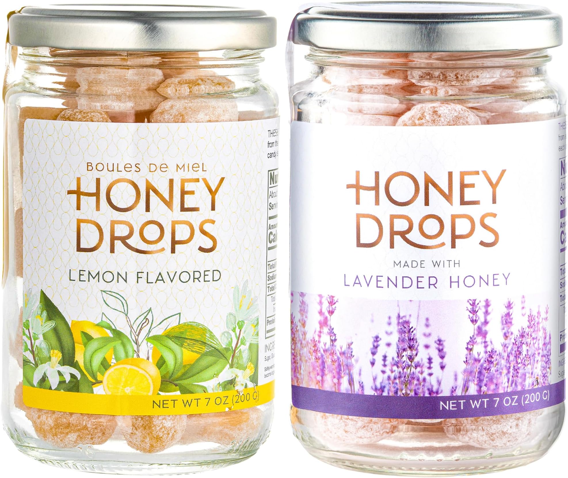 Amazon.com : Gourmanity Honey Candy Drops Bundle, 7oz Jars | 1 Jar ...