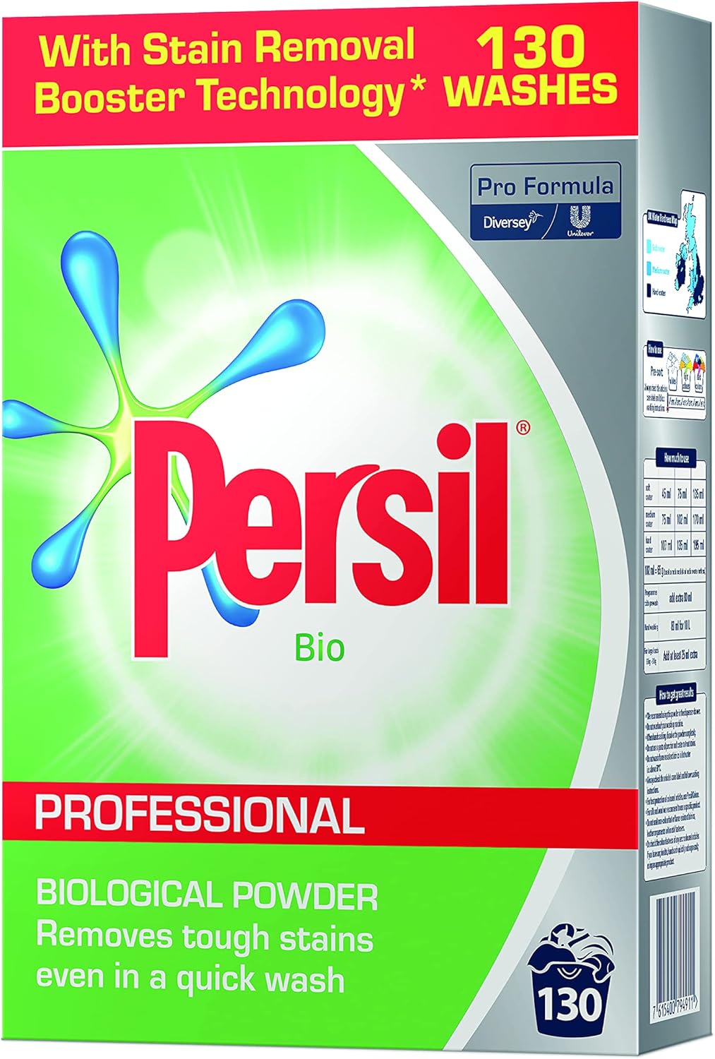 Persil Professional Bio Laundry Detergent Powder 130W : Amazon.co.uk ...