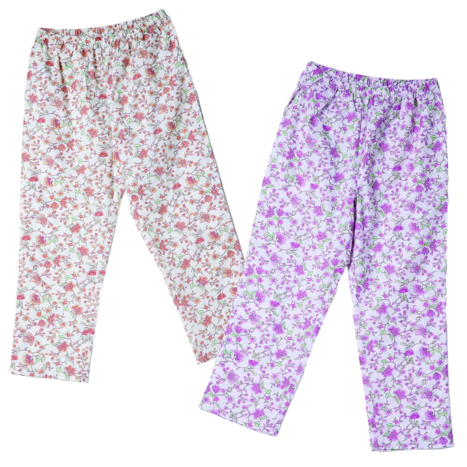 Amazon | [Eclea] 汗ばむ肌にもサラッと心地良いパジャマ下 /3Lサイズ（ピンク.イエロー） 2色組 汗ばむ夏にはT シャツにパジャマのズボンが スタイル。暑い季節でもお肌に ...