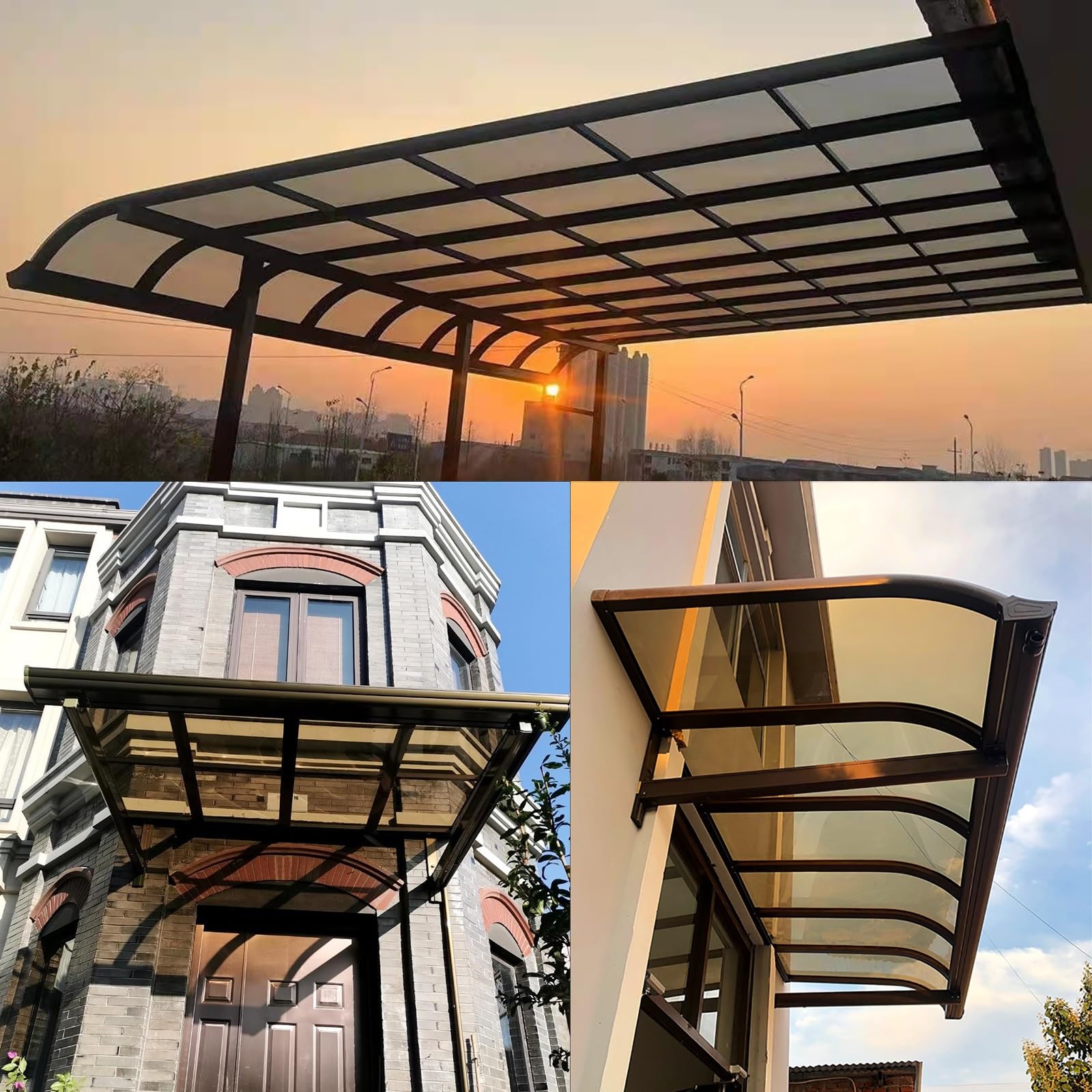 Outdoor Clear Plastic Roofing Clear Polycarbonate Roofing Panels 4ft X ...